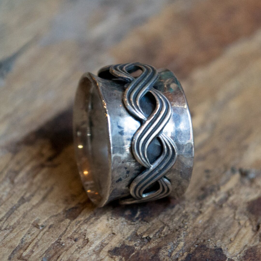 Infinity Knot Ring, Sterling Silver Ring,oxidized Silver Ring, Silver ...