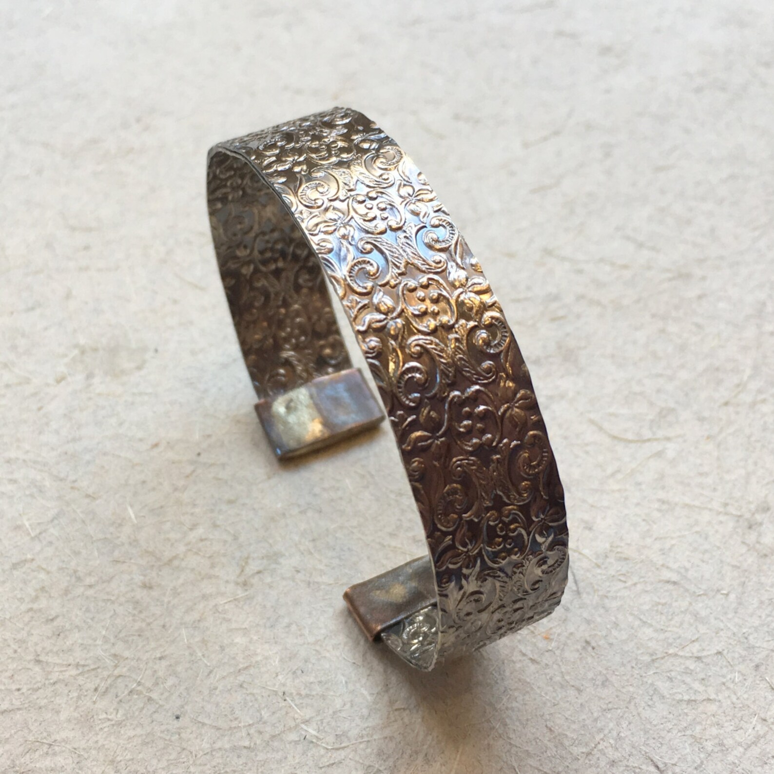 Wide Silver Cuff Vine Cuff Sterling Silver Cuff Botanical | Etsy