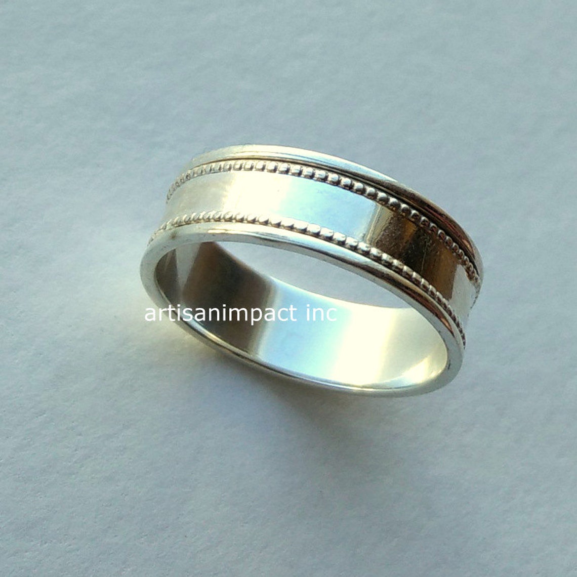 Spinner Ring, Dainty Ring, Simple Ring, Unisex Band, Sterling Silver ...