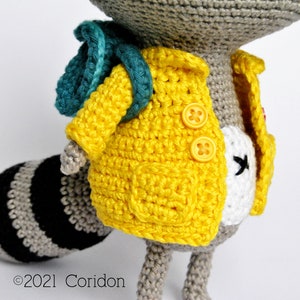 CROCHET PATTERN - Remy the Raccoon Amigurumi - Etsy
