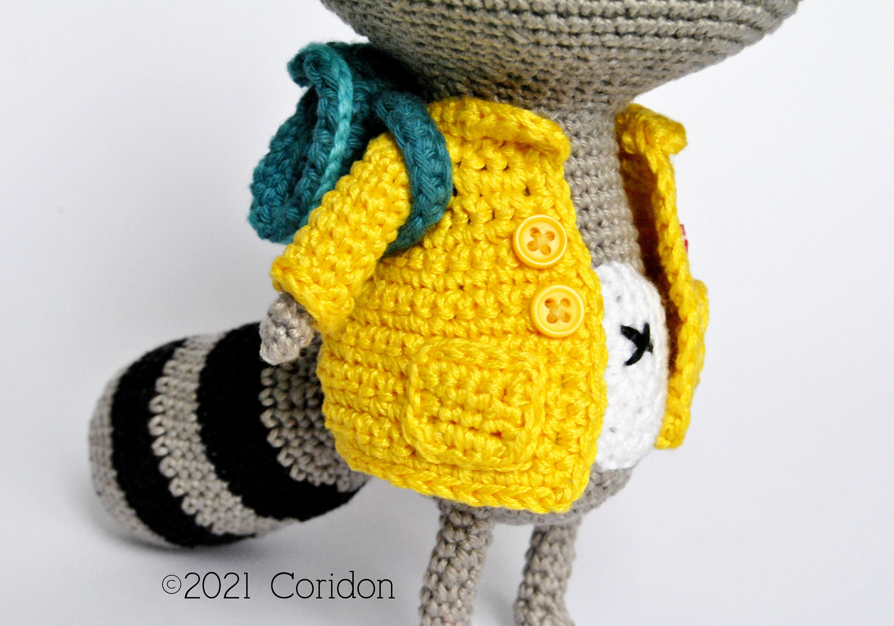 CROCHET PATTERN - Remy the Raccoon Amigurumi - Etsy