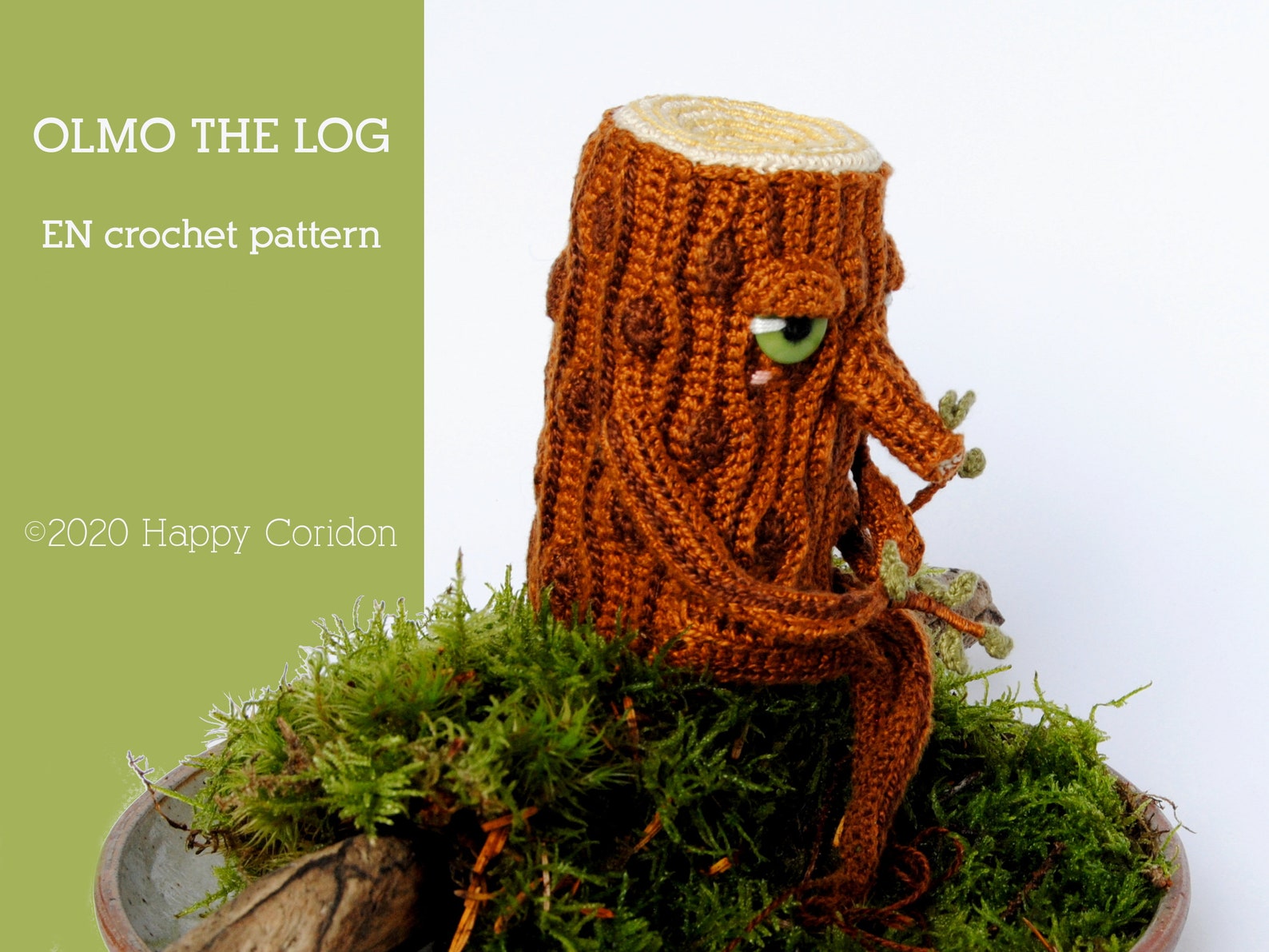 CROCHET PATTERN Olmo the Log Amigurumi - Etsy