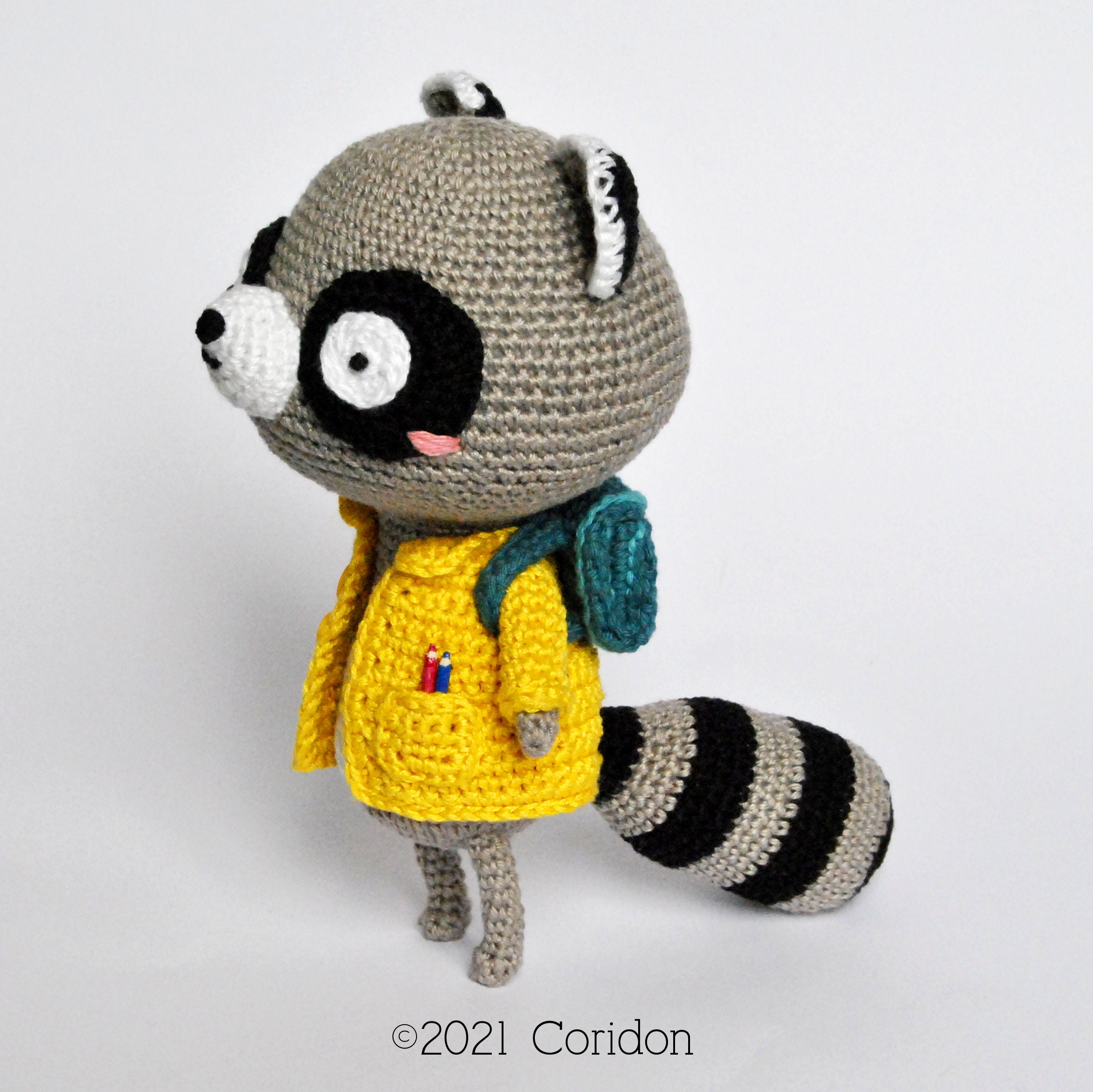 CROCHET PATTERN - Remy the Raccoon Amigurumi - Etsy