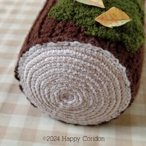 CROCHET PATTERN - Brown Log Cushion - Etsy