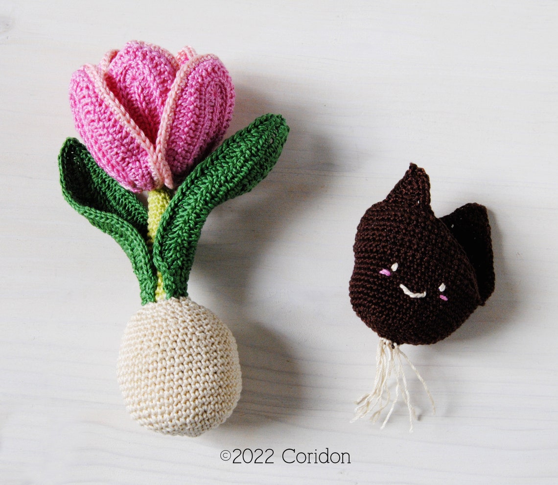 CROCHET PATTERN Tulip Bulb Amigurumi - Etsy