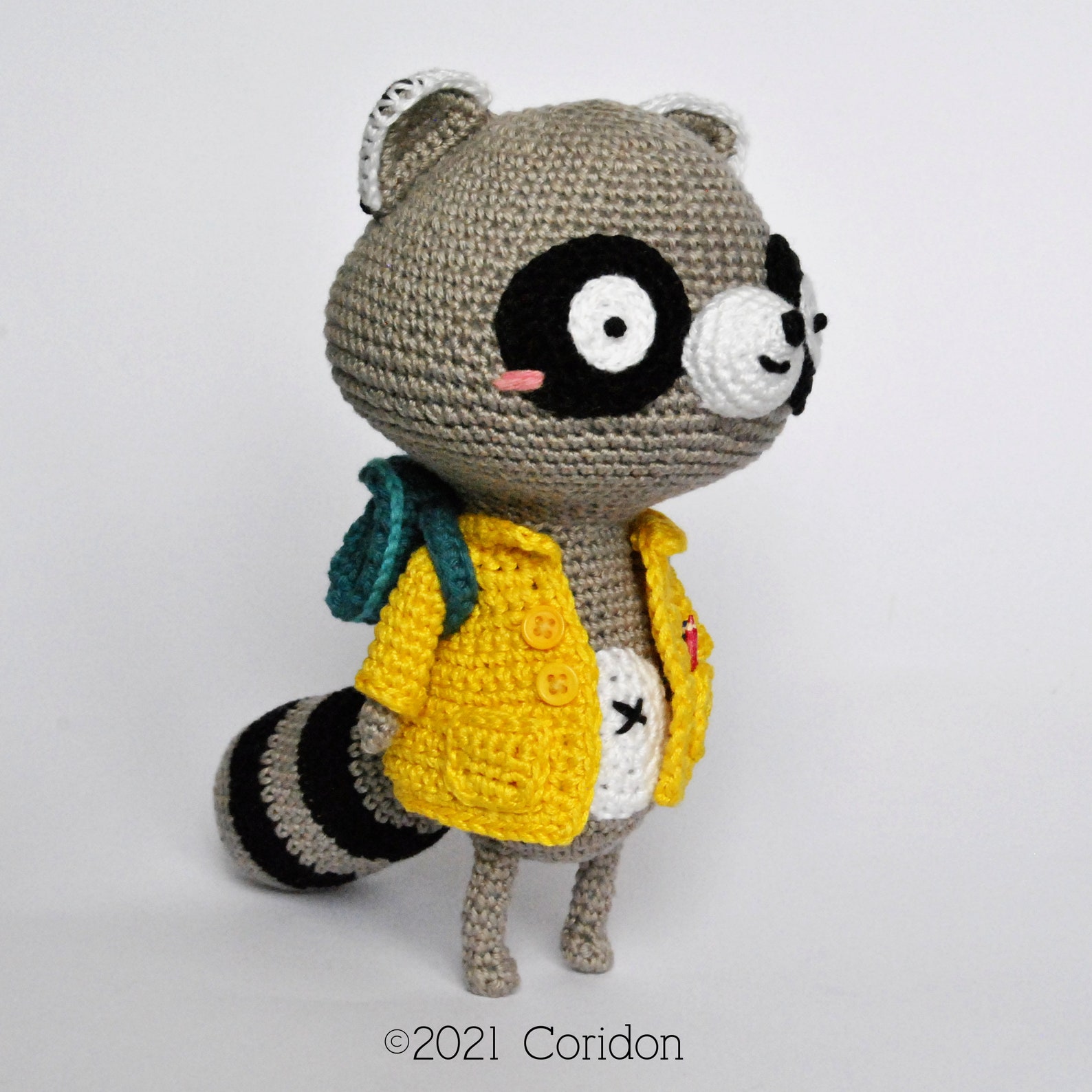CROCHET PATTERN - Remy the Raccoon Amigurumi - Etsy