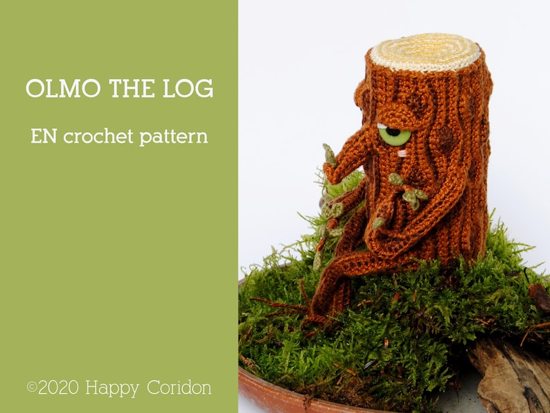 CROCHET PATTERN Olmo the Log Amigurumi - Etsy
