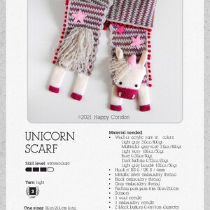 CROCHET PATTERN - Unicorn Scarf - Etsy