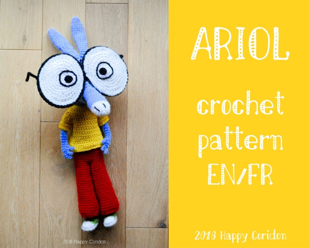 CROCHET PATTERN - Ariol - Geek Amigurumi - Etsy