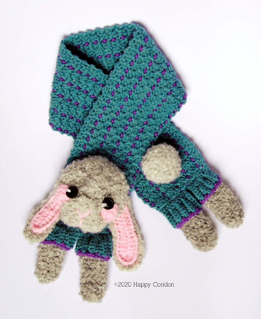 CROCHET PATTERN - Bunny Scarf - Etsy
