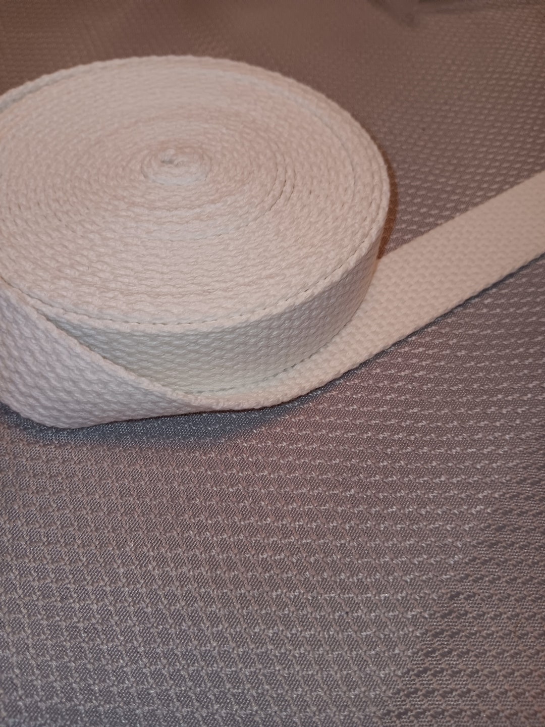 White Cotton Webbing 1 Inch - Etsy