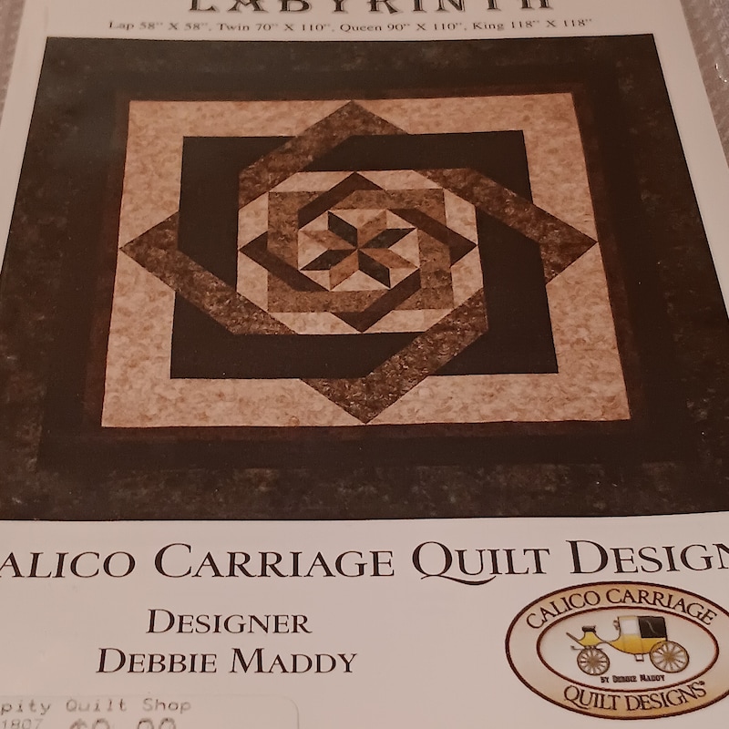 Labyrinth Quilt Pattern - Etsy