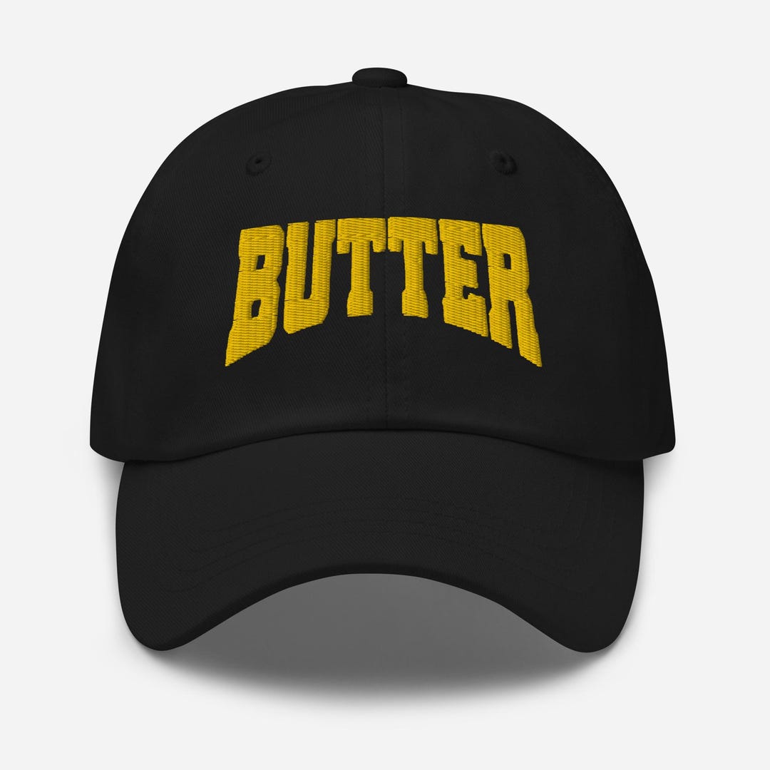 Butter Cap Hat Unisex Embroidery Baseball Cap Butter Sweatshirt Butter ...