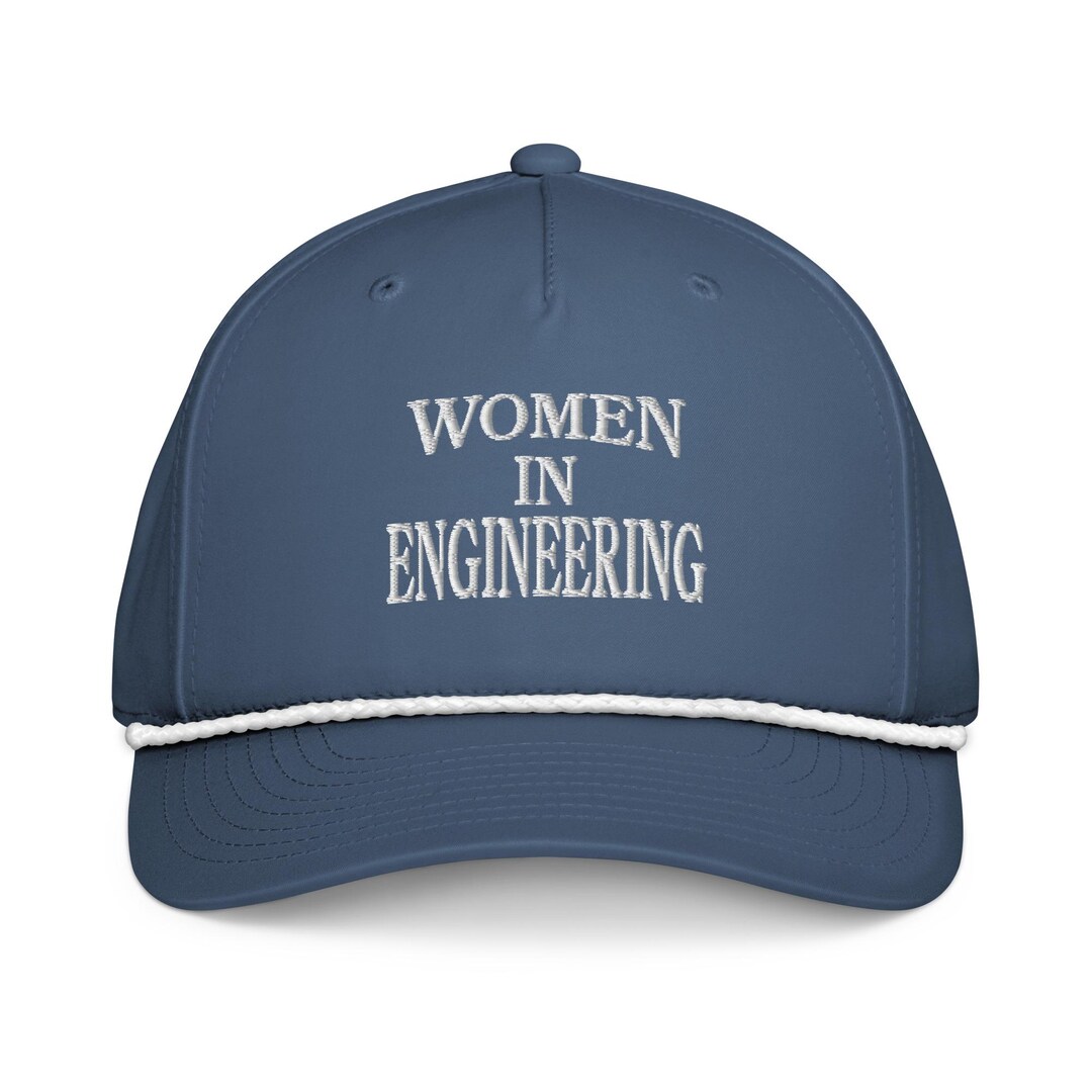 Women in Engineering Embroidered Classic Rope Cap Female Engineer Gift ...