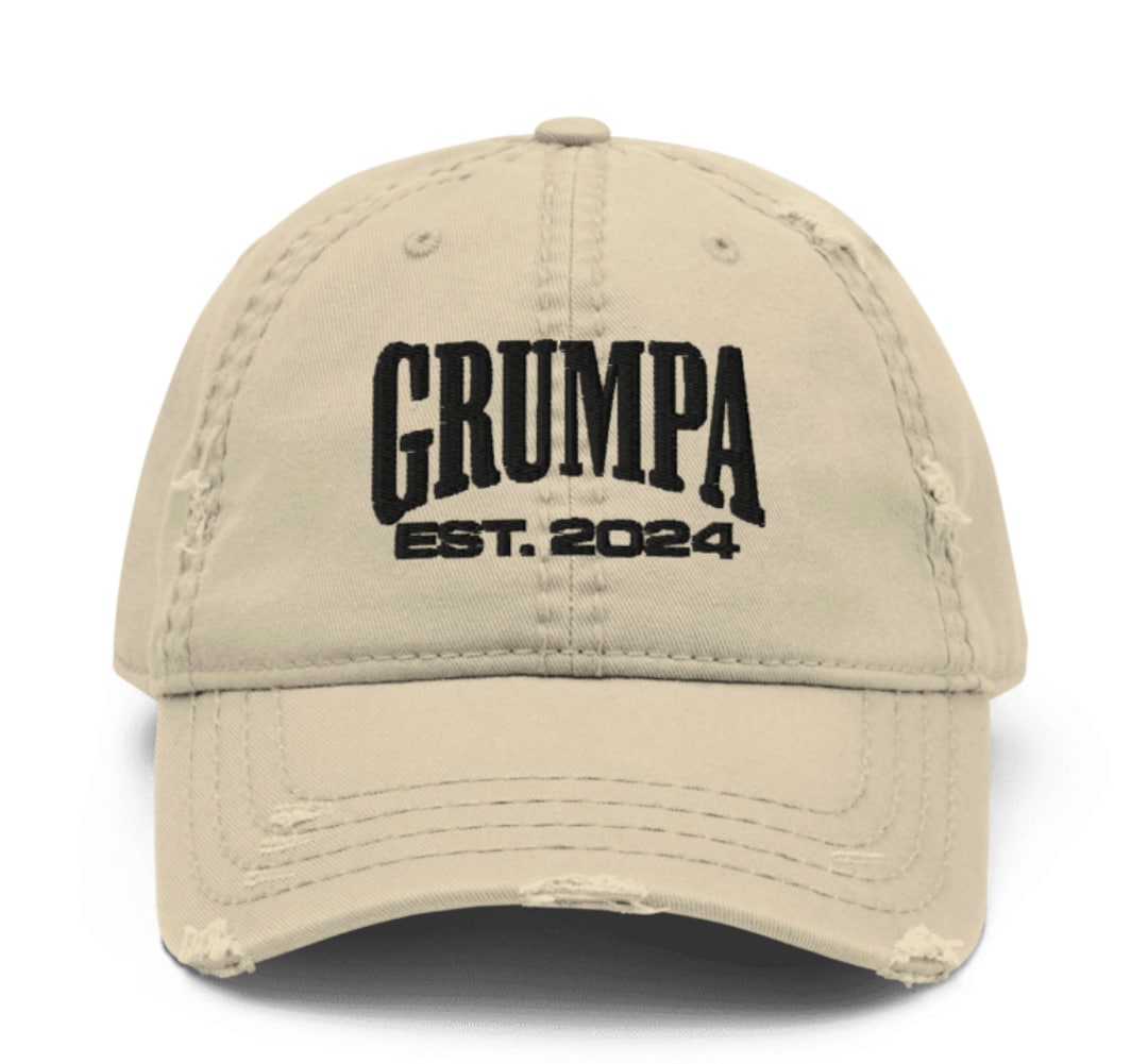 Grumpa Hat Grandpa Gifts, New Grandfather Gift Custom Grumpa Hat ...
