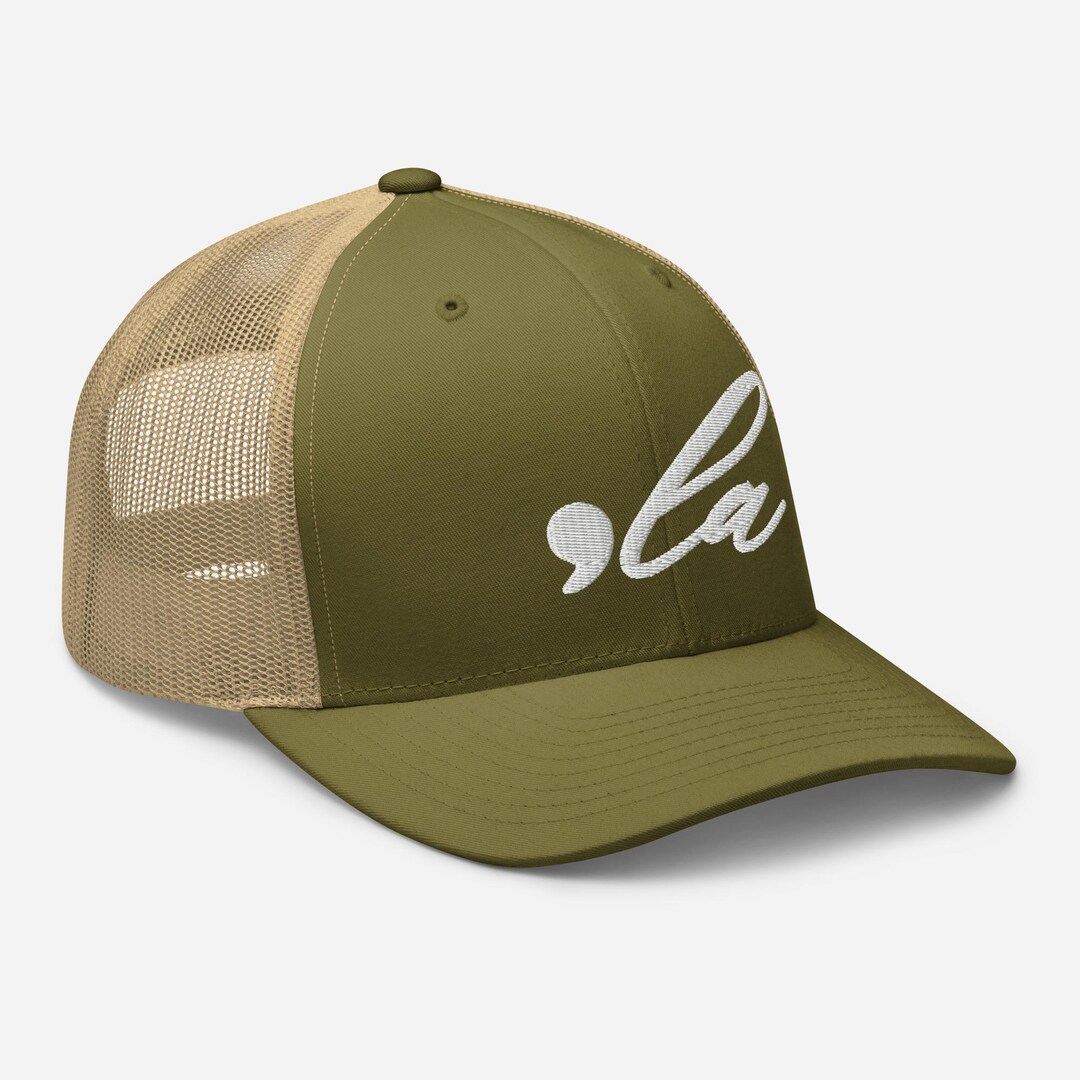 Kamala Harris Hat Embroidery Trucker Cap Vote Cap Comma La Hat Election ...