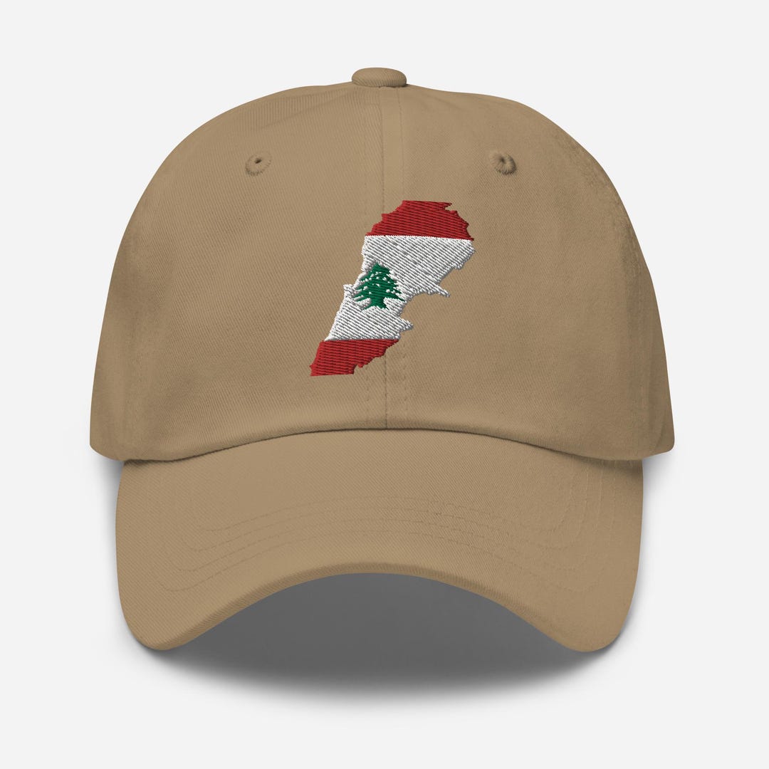 Lebanon Hat Tan Lebanese Cedar Tree Gift Embroidery Baseball Cap Eid ...