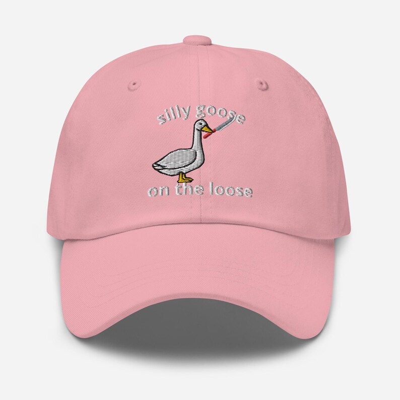 Silly Goose on the Loose Silly Goose With Knife Embroidery Baseball Cap ...