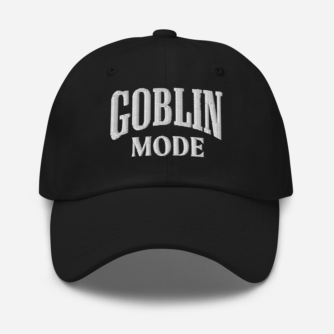 Local Goblin Hat Goblin Mode Hat EMBROIDERY Baseball Cap Strange ...
