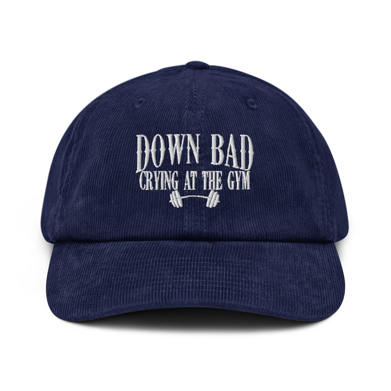 Down Bad Crying at the Gym Embroidered Corduroy Hat Pullover TTPD Gift ...