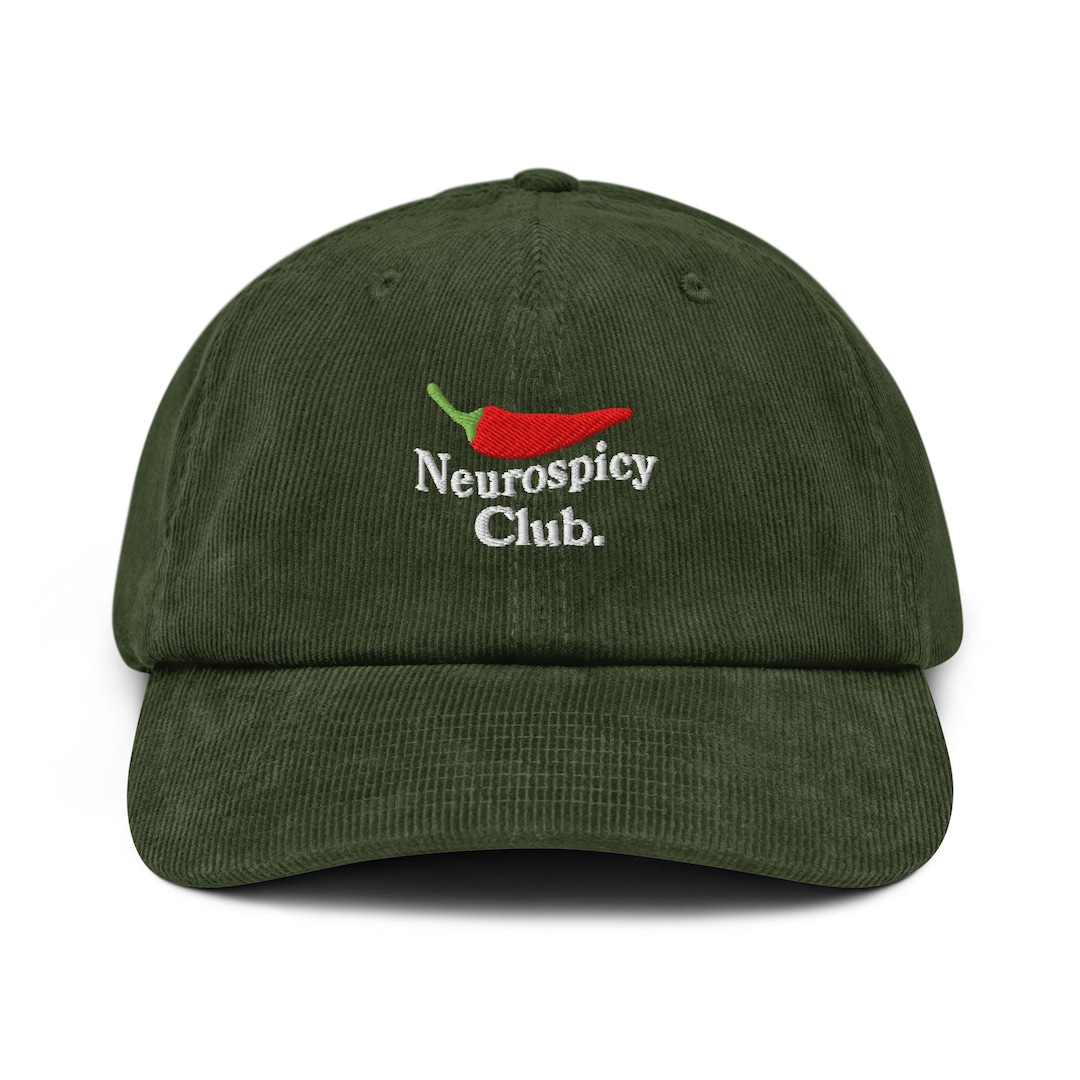 Funny Neurospicy Club Cap Autism Awareness Neurodivergent Pride ...