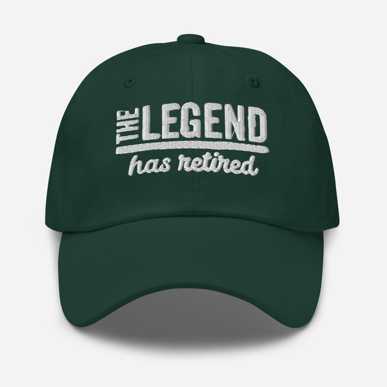 The Legend Has Retired Funny Retirement Gifts for Men and Women ...