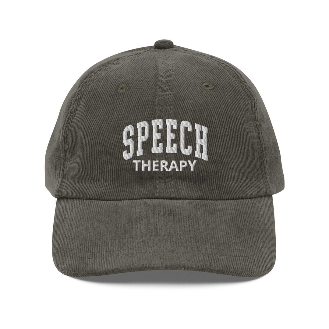 Retro Speech Therapy Hat Special Education Gift Embroider Vintage ...