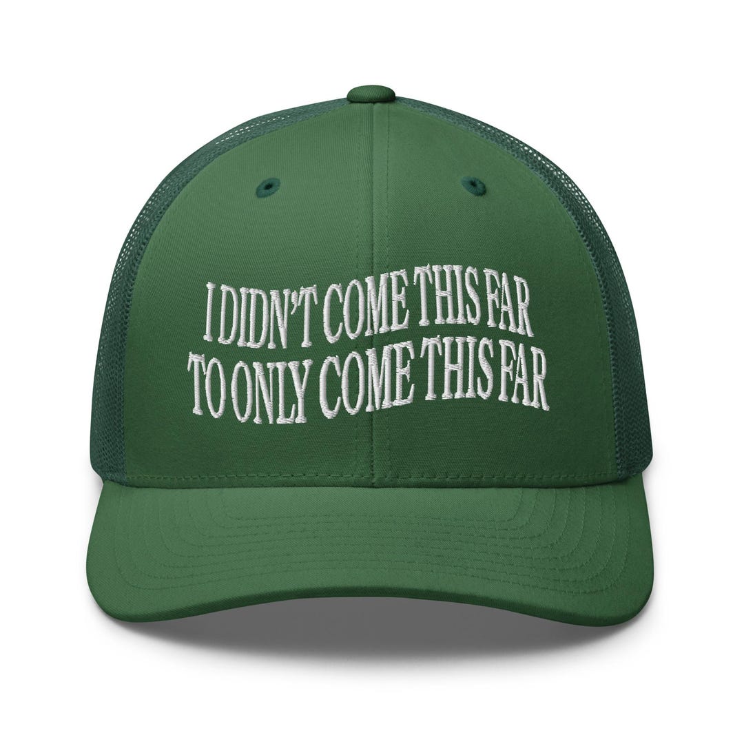 Motivational Inspiration Hat Embroidery Trucker Cap Hat Funny Unisex ...
