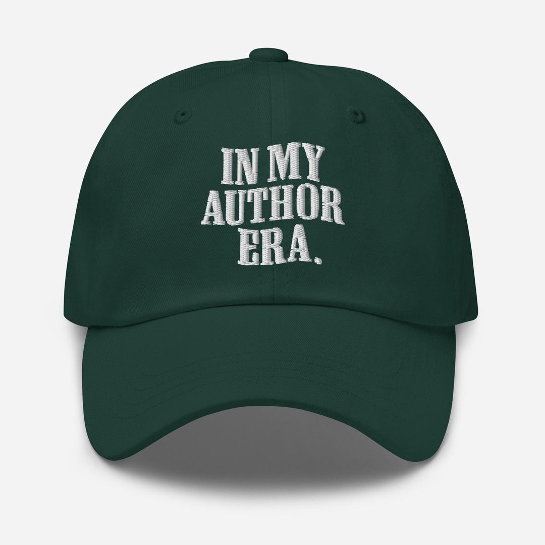 In My Author Era Gift for Writers Gift Hat Embroidery Baseball Cap Hat ...