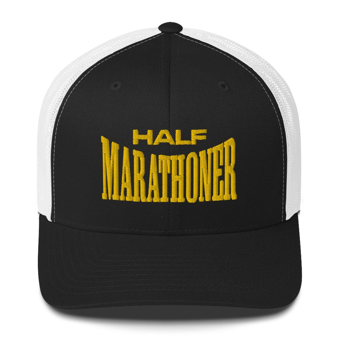 Half Marathoner Gifts Embroidery Trucker Cap Runner Gift Running Hat ...