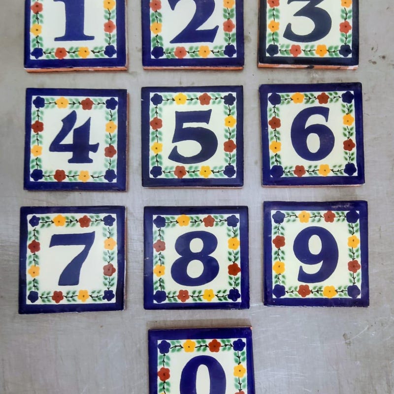Tile House Numbers - Etsy