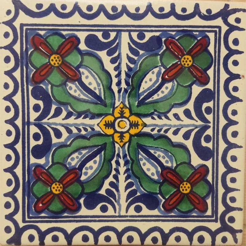 Talavera Tile 6x6 - Etsy