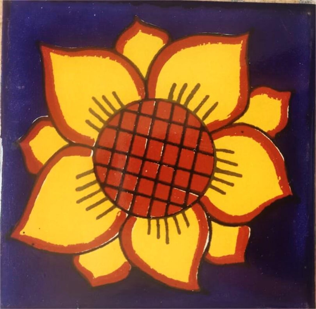 40 Tiles 6x6 Inch Mexican Tile Ceramic Handmade Talavera Spanish ...