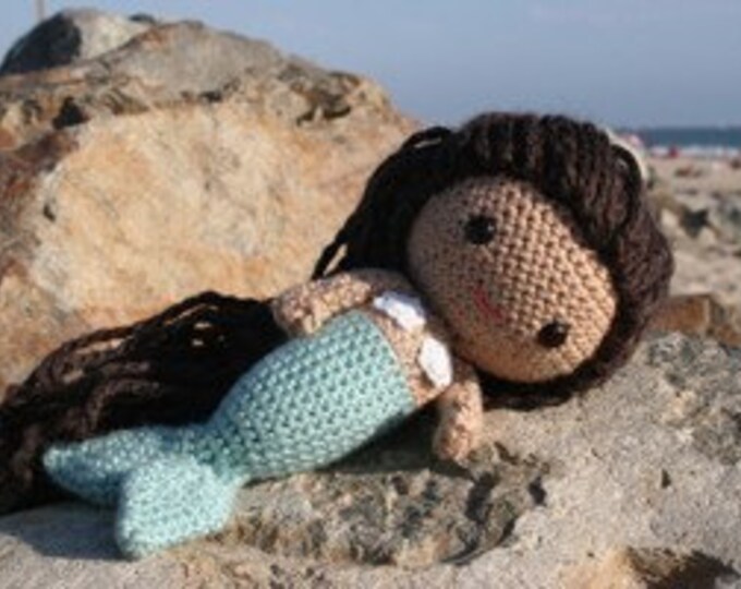 Crochet Pattern Mere the Little Mermaid Amigurumi Doll - Etsy