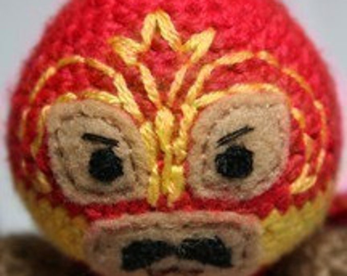 Crochet Pattern El Ciclon Panzon Luchador/mexican Wrestler - Etsy