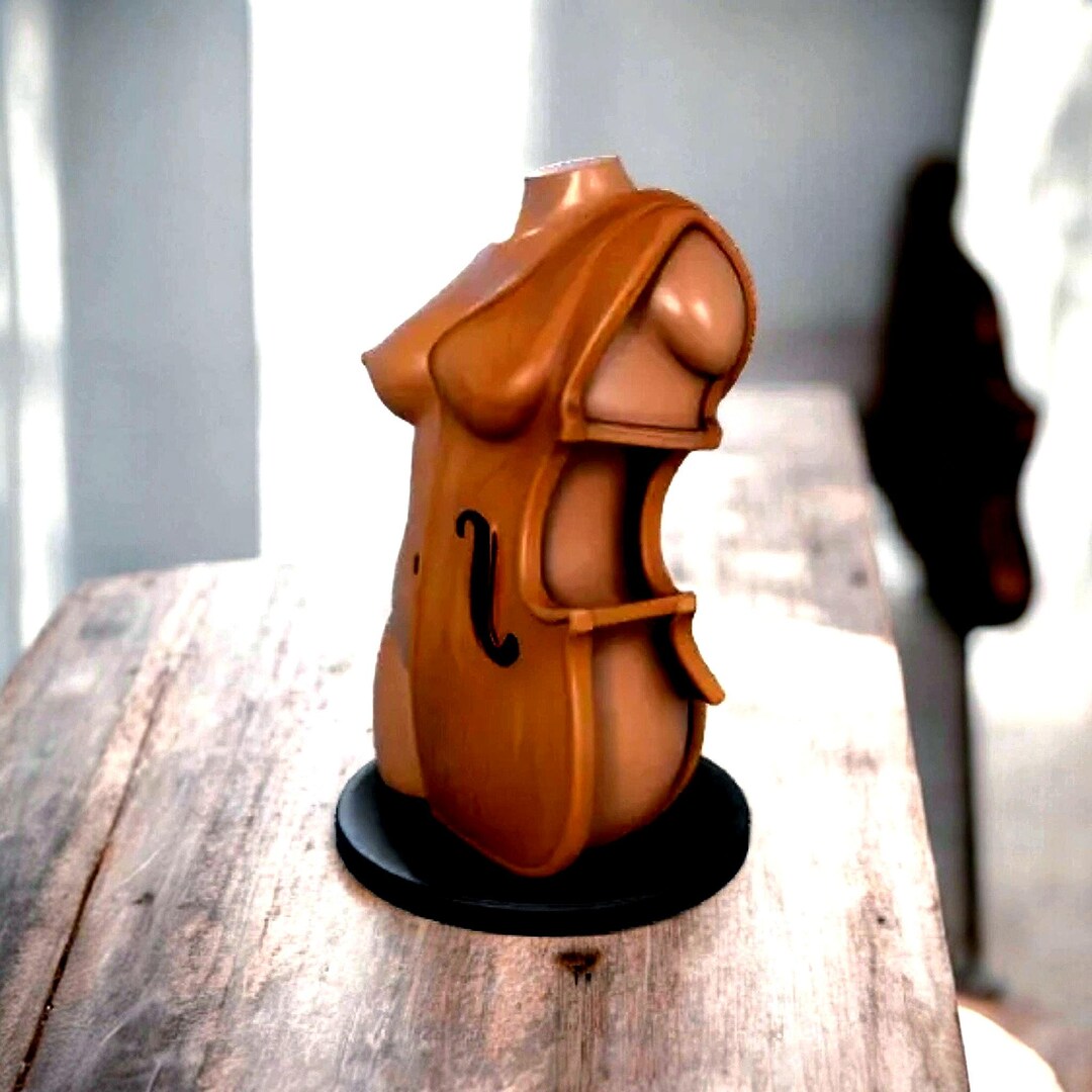 Music Curvy Goddess Female Torso ,big Bust Female Body Silicone Mold ...