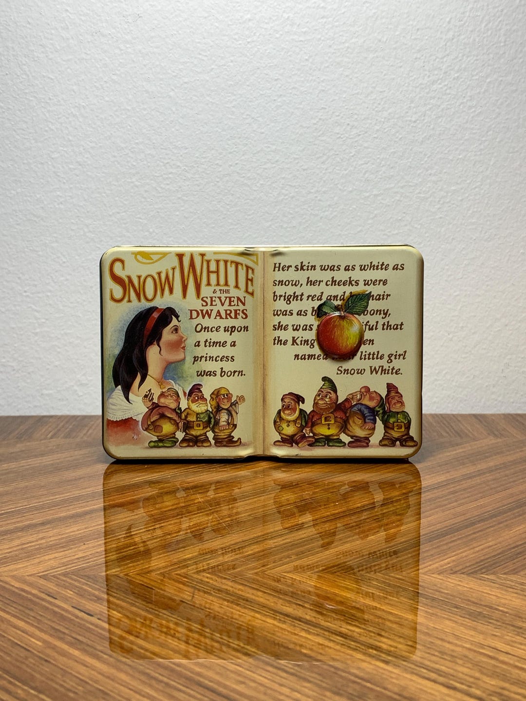 VINTAGE Snow White Tin, Seven Dwarfs, Silver Crane Company, 1995 ...