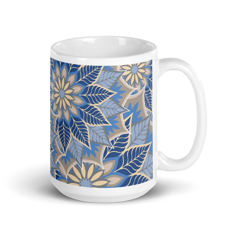 Geometric Pattern Coffee Mug Free Spirit Kitchen Art Coffee - Etsy