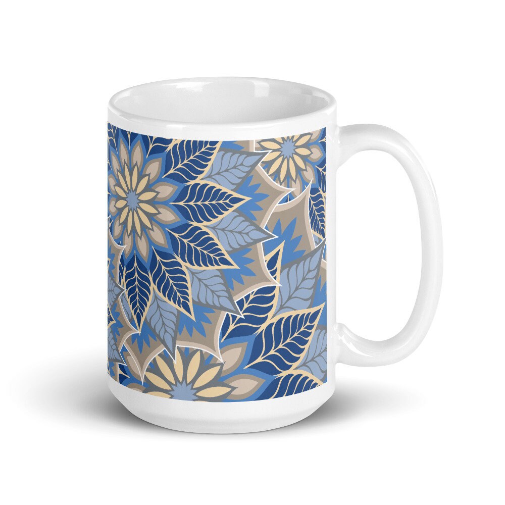 Geometric Pattern Coffee Mug Free Spirit Kitchen Art Coffee - Etsy