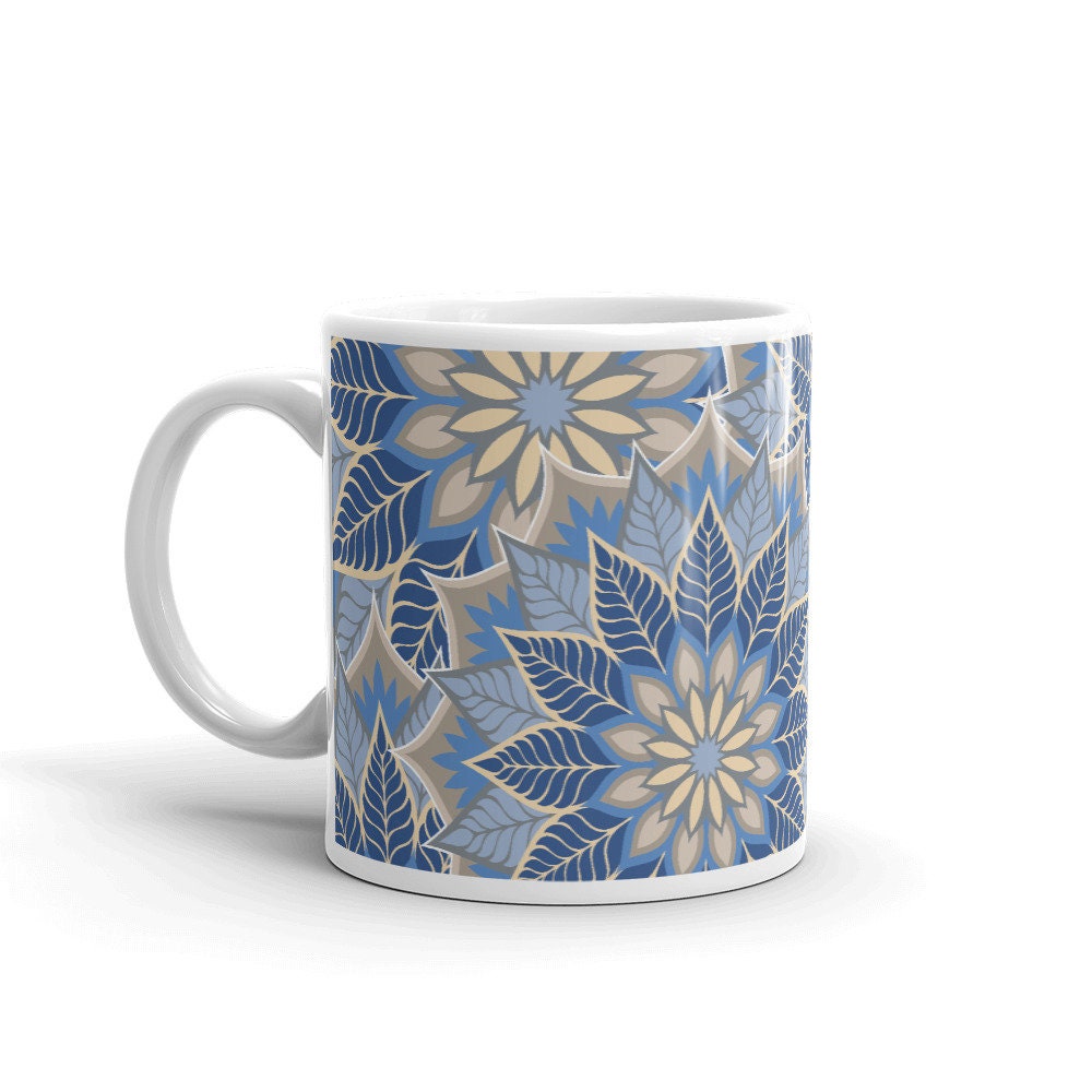 Geometric Pattern Coffee Mug Free Spirit Kitchen Art Coffee - Etsy
