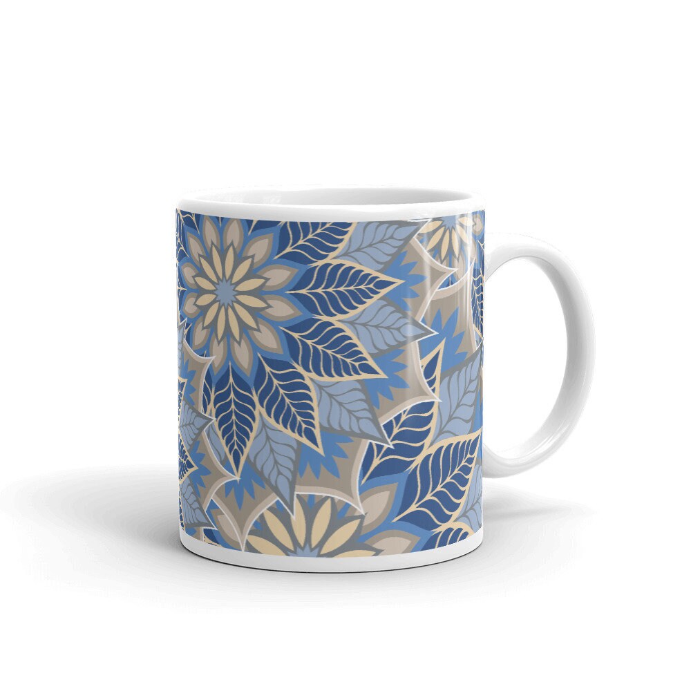 Geometric Pattern Coffee Mug Free Spirit Kitchen Art Coffee - Etsy