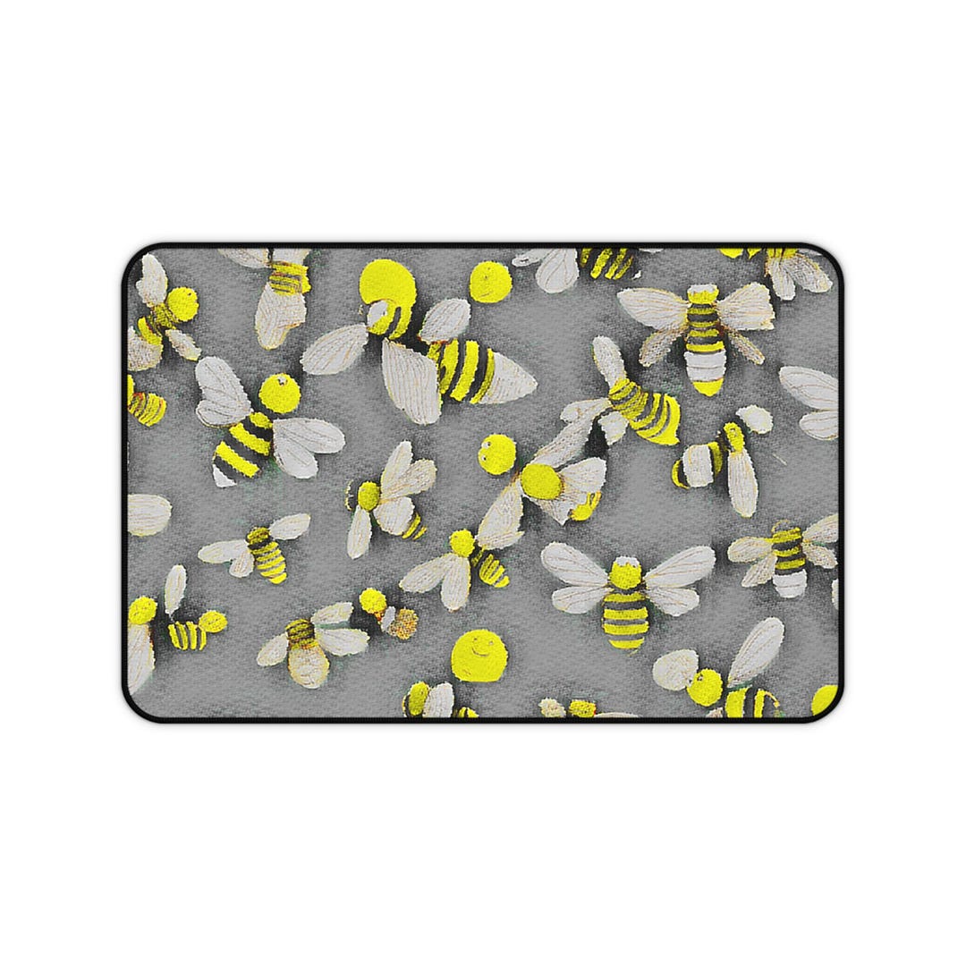 Bee-themed Desk Mat, Cute Desk Accessories, Office Decor for Nature ...
