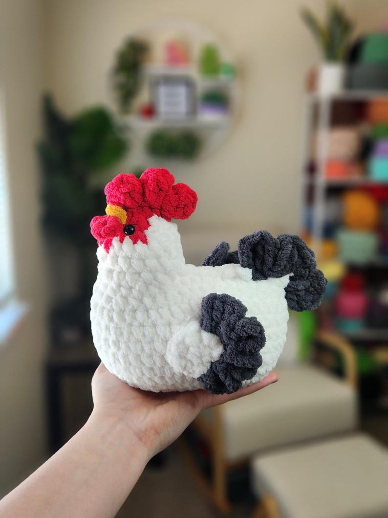 3 Chicken Variation Pattern, Egg and Nest Pattern Included - Etsy