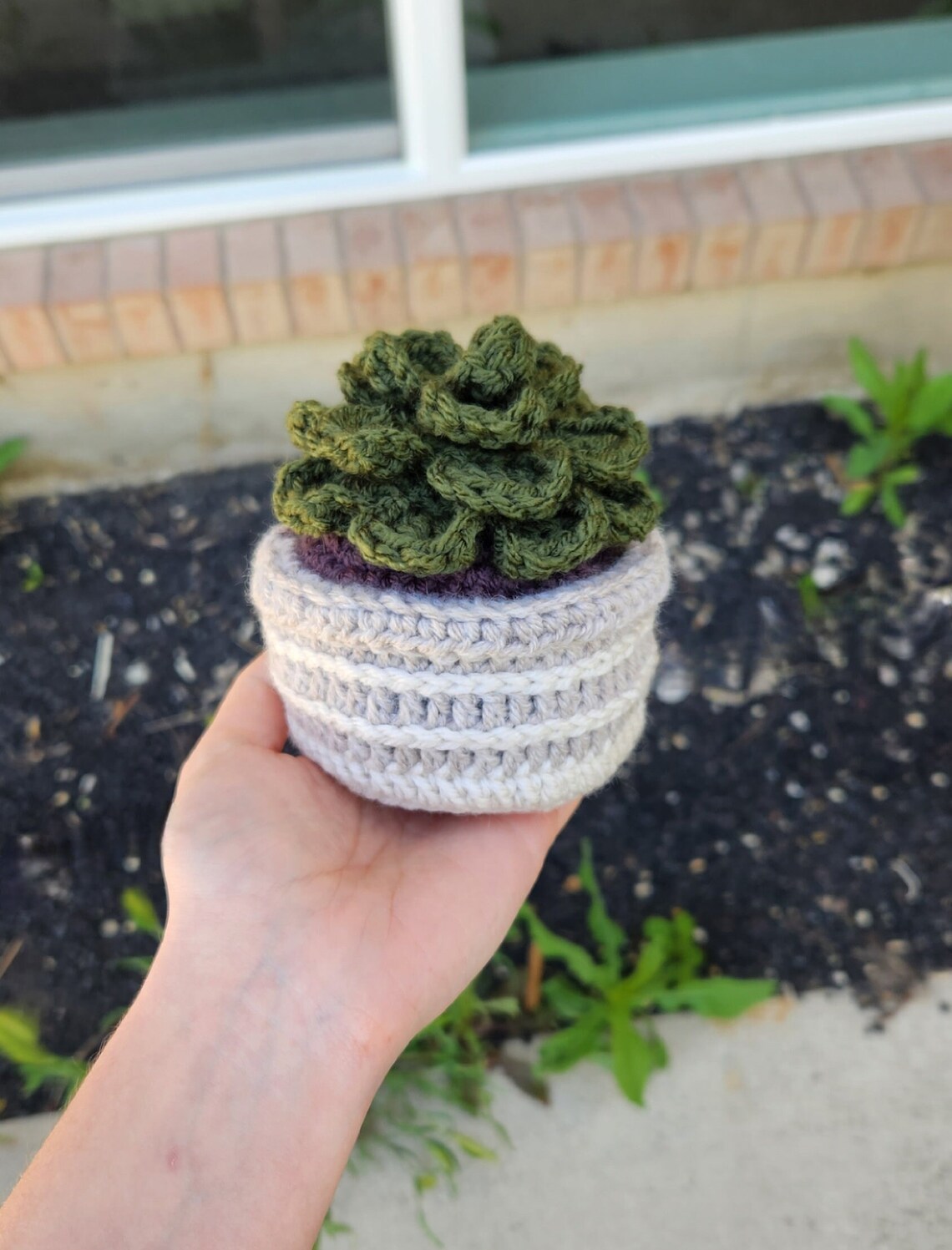 PATTERN: Crochet Succulent Pattern L Succulent Pattern L Succulent L ...