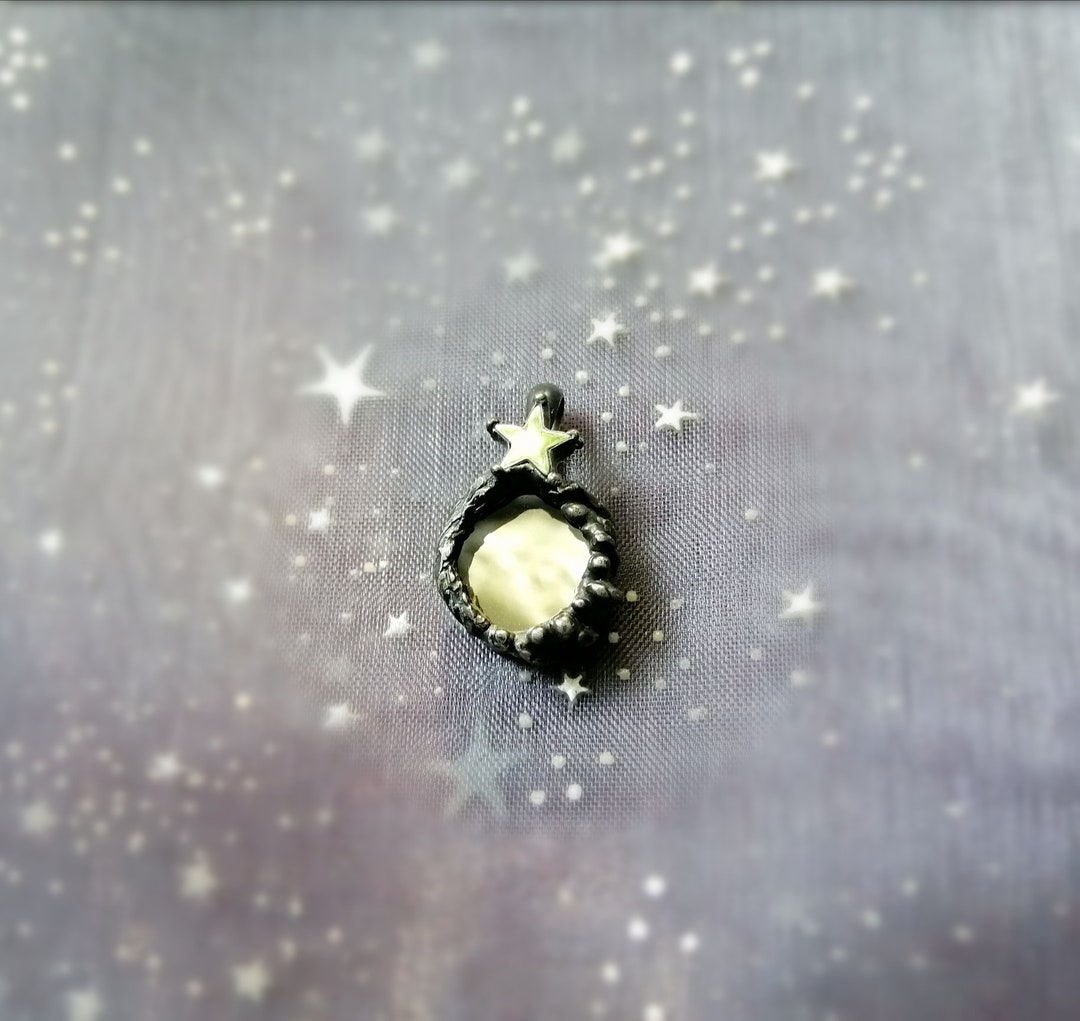 Wondering Star Magic Mirror Amulet Pendant - Etsy
