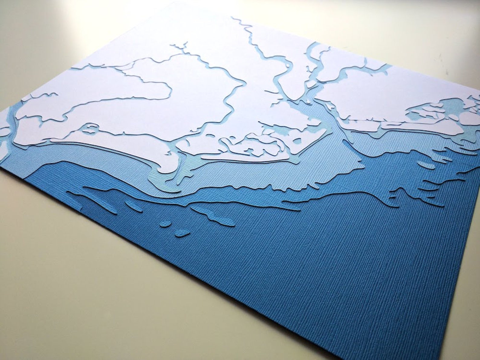 Charleston SC 8 X 10 Layered Papercut Art - Etsy