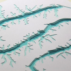 Lake of the Ozarks - Original 8 X 10 Papercut Art - Etsy