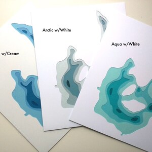 Lake of the Isles - Original 8 X 10 Papercut Art in Your Choice of ...