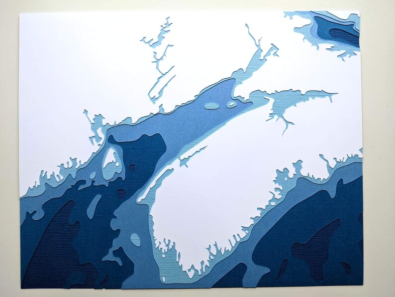 Bay of Fundy - Original 8 X 10 Papercut Art - Etsy