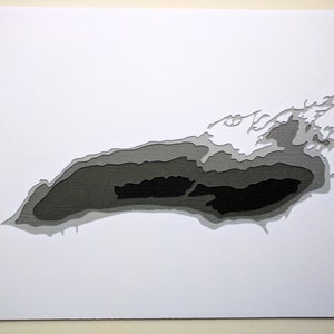 Lake Ontario - Original 8 X 10 Papercut Art - Etsy
